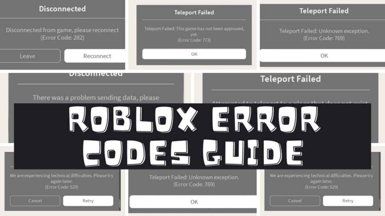 29 Roblox Error Codes Guide And How To Solve Each One