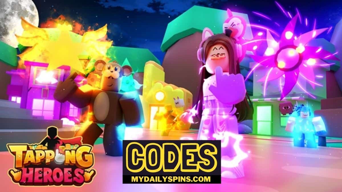 Tapping Heroes Codes September 2023 (NEW) Mydailyspins.com