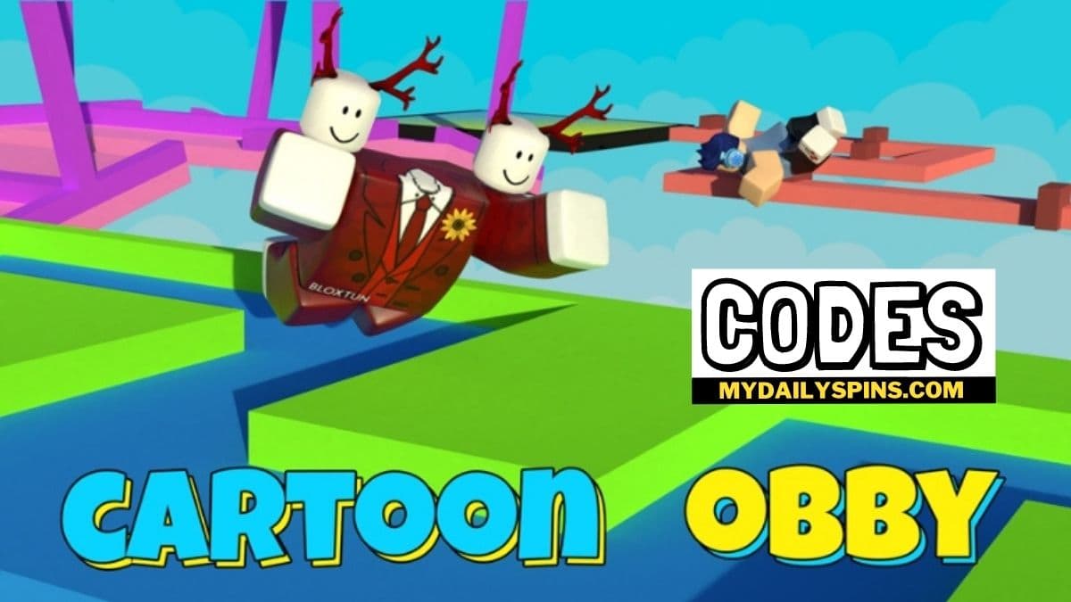 Cartoon Obby Codes September 2023 (NEW) Mydailyspins.com
