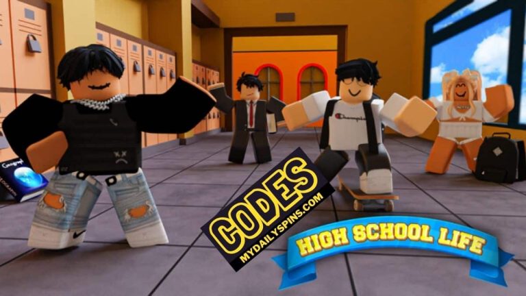 High School Life Codes October 2023 (NEW) Mydailyspins.com